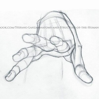 hands reaching forward drawing