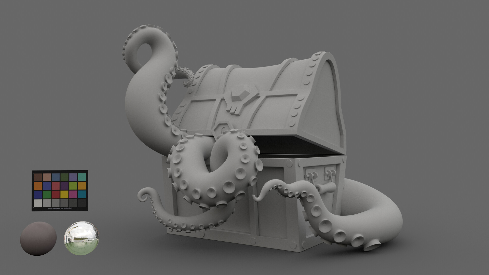 ArtStation - Tentacle Modeling Assignment