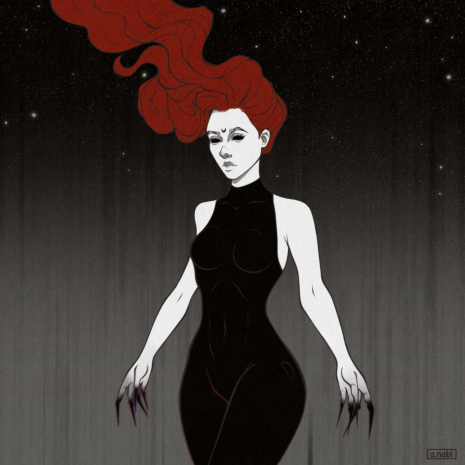 ArtStation - Red moon