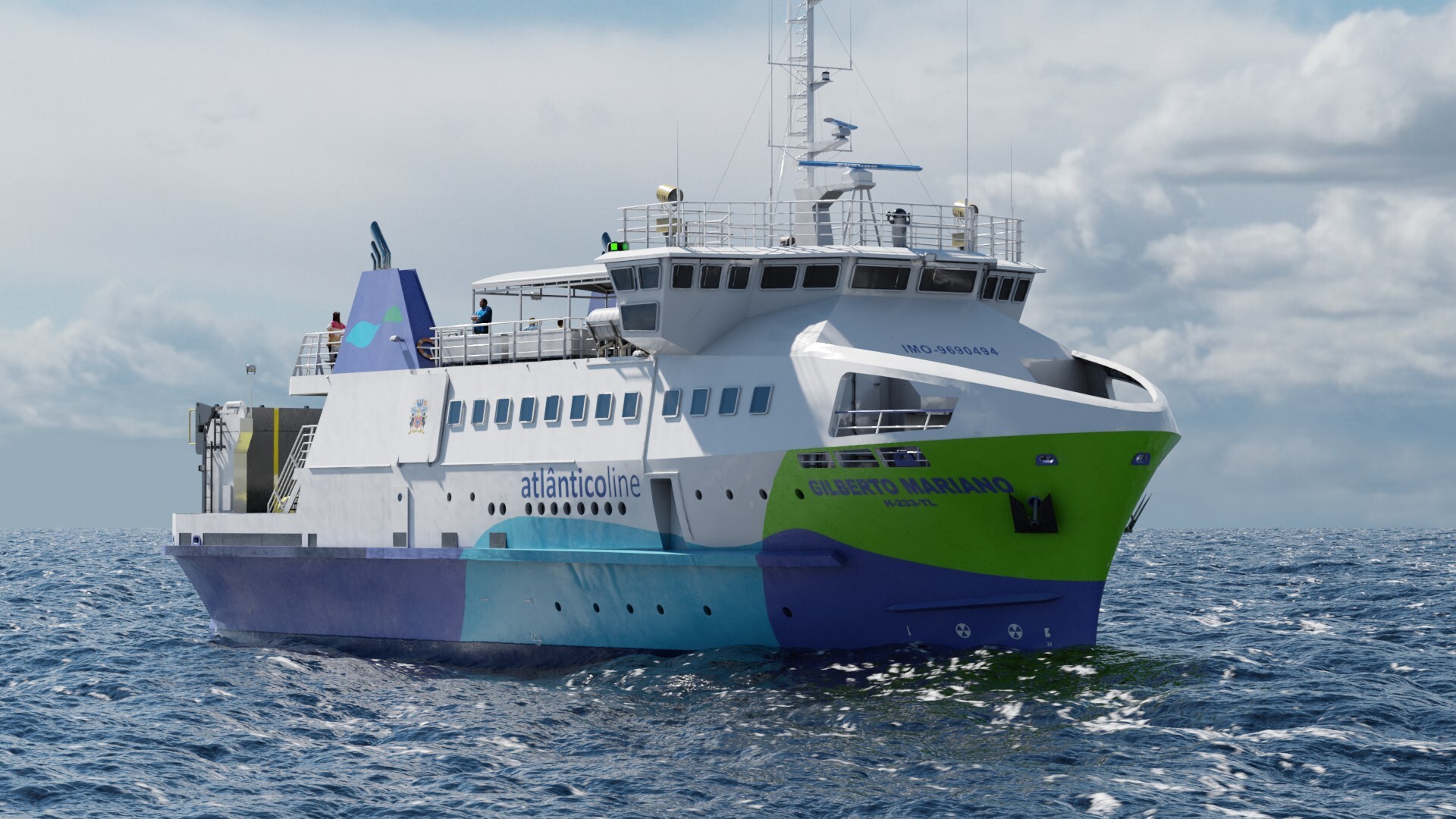 ArtStation - Ocean Ferry "Gilberto Mariano"