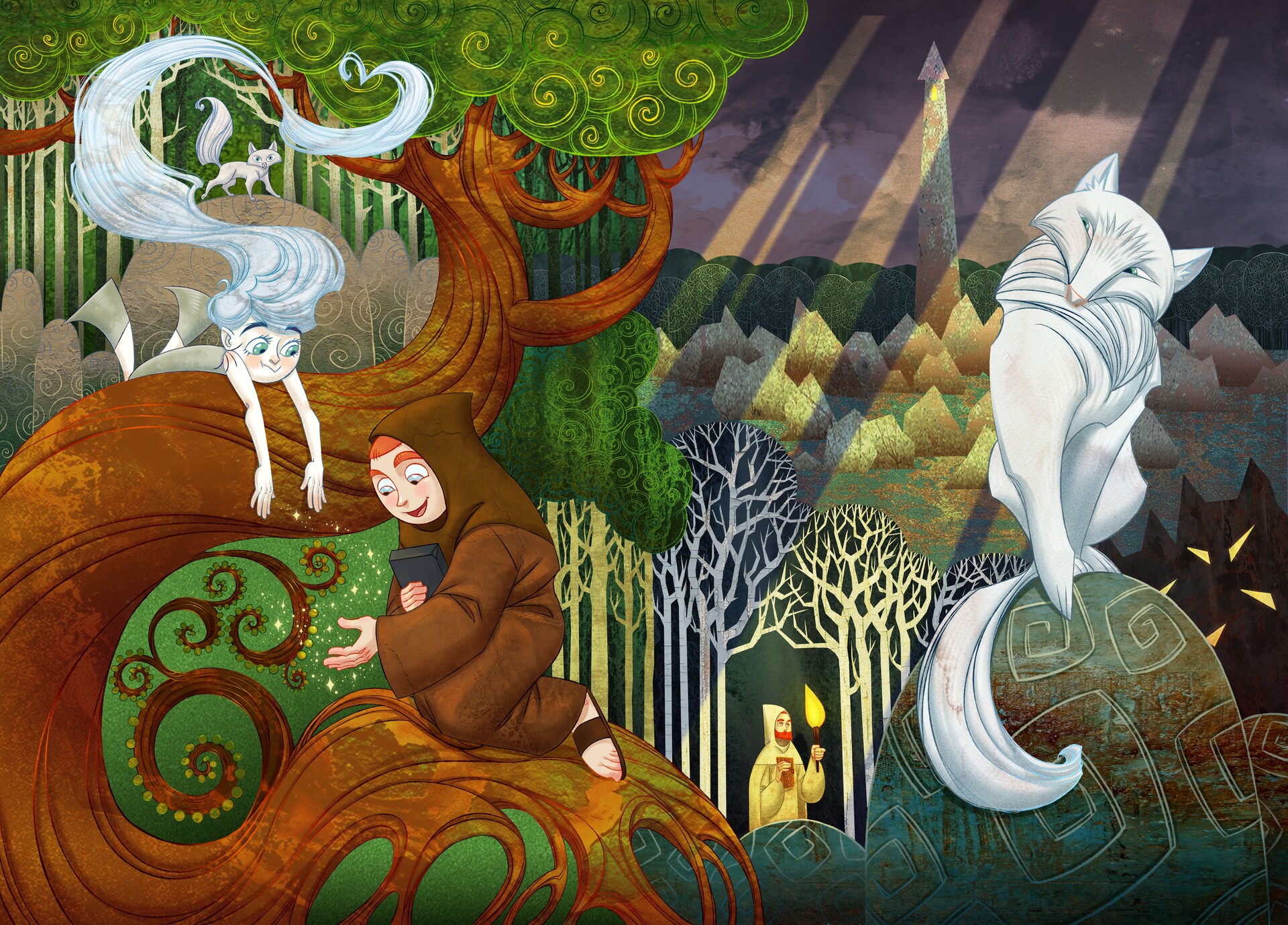 ArtStation - Illustration for Tomm Moore zin