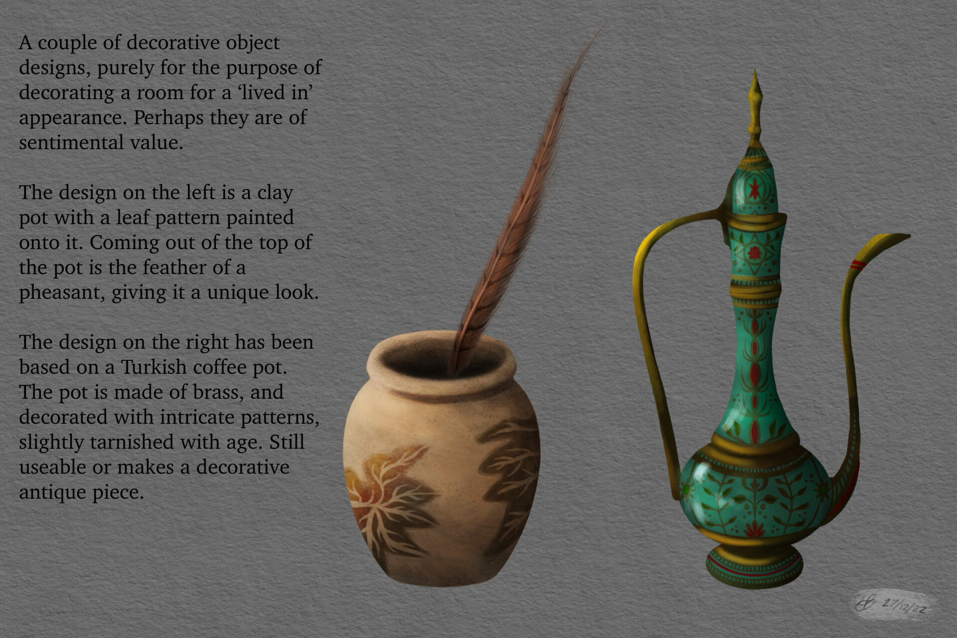 ArtStation - Decorative Prop Designs