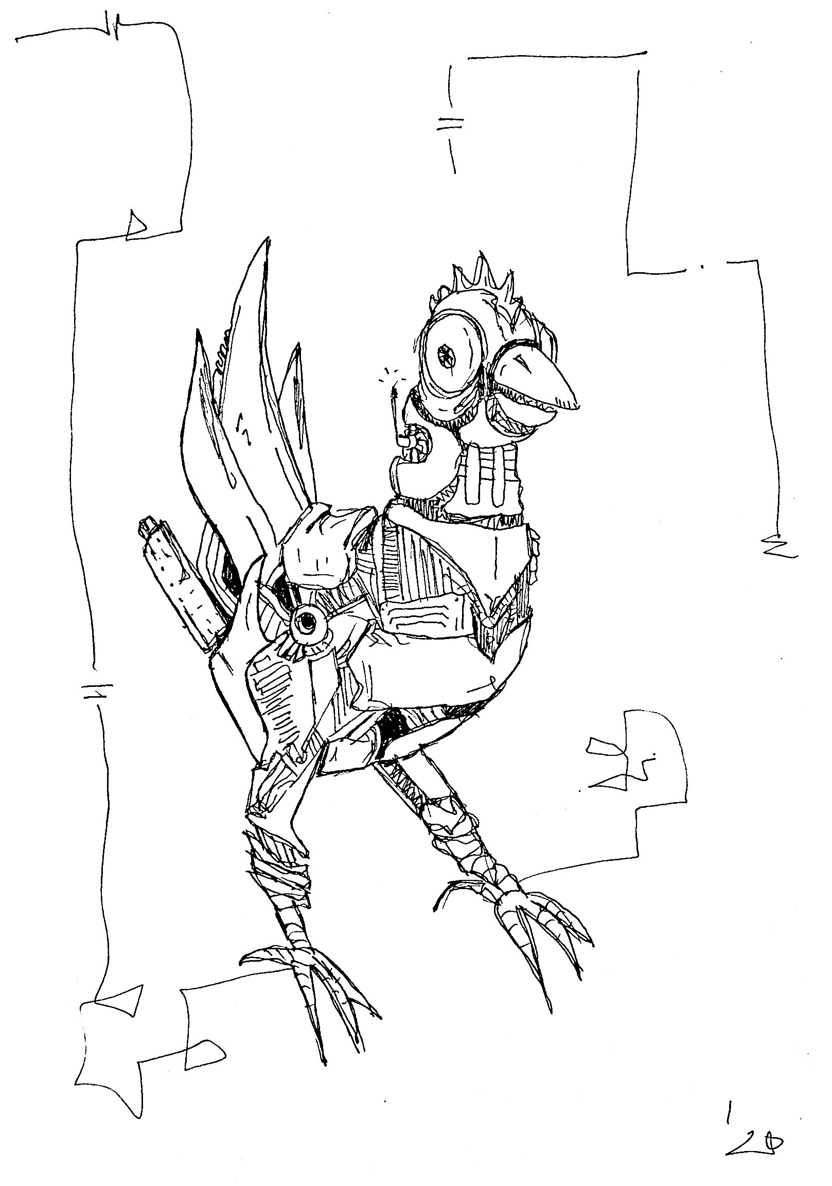 ArtStation - Steam punk chicken