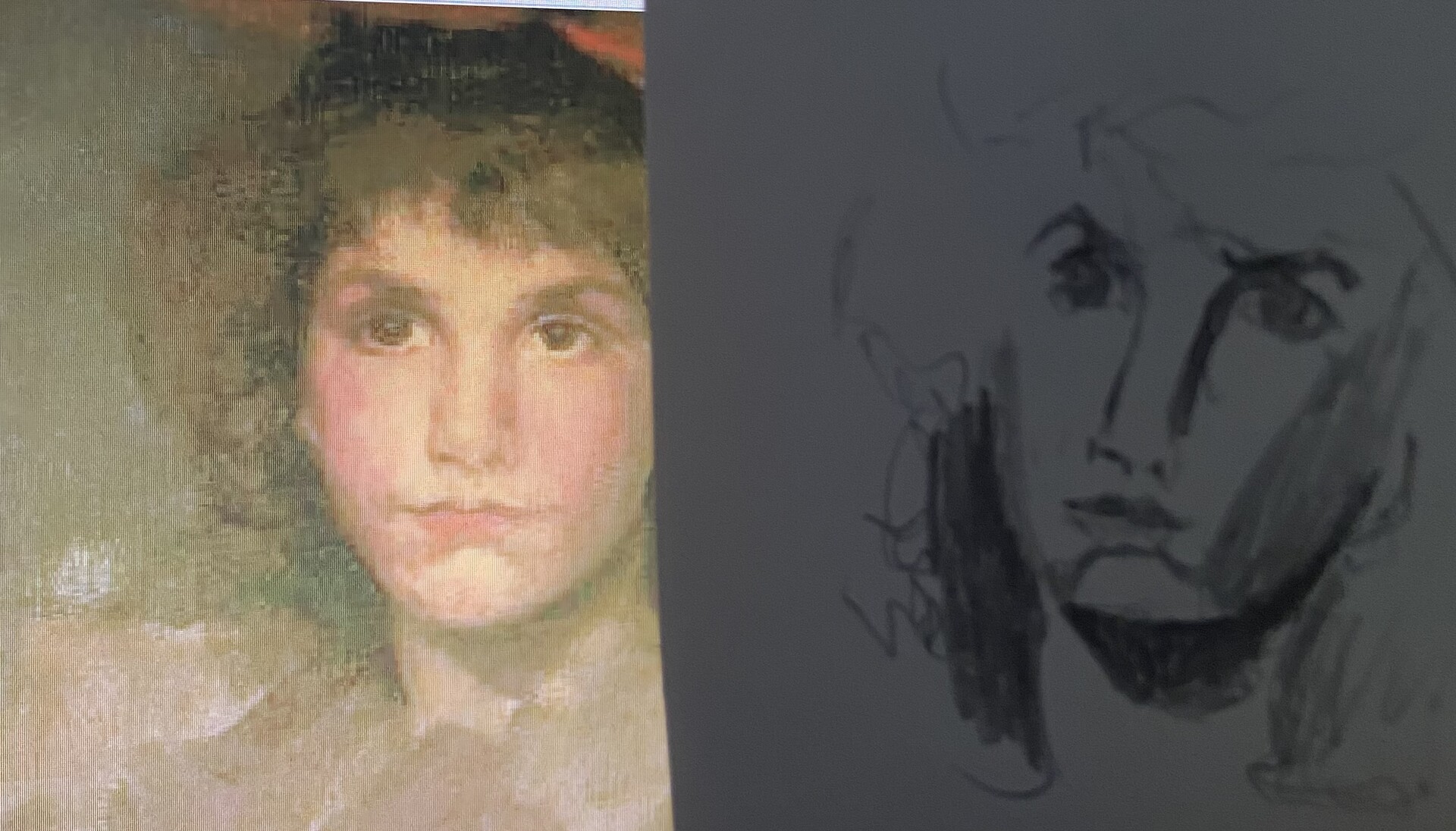 ArtStation - Hard shaded portrait study. Enjoy