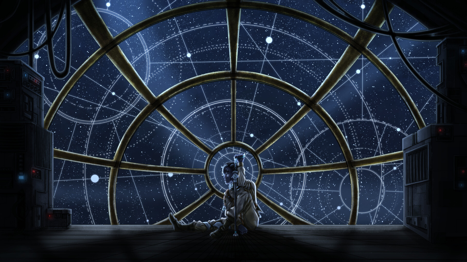 ArtStation - Celestial Navigator: Blessed with the Eyes of the Star Maps