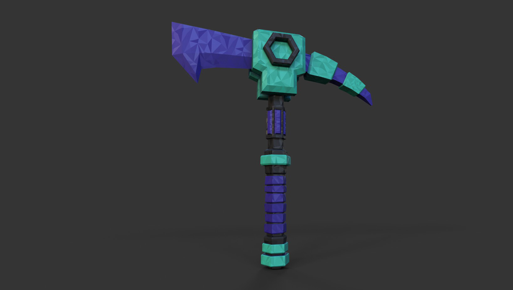 ArtStation - Faceted Stylized Pickaxe