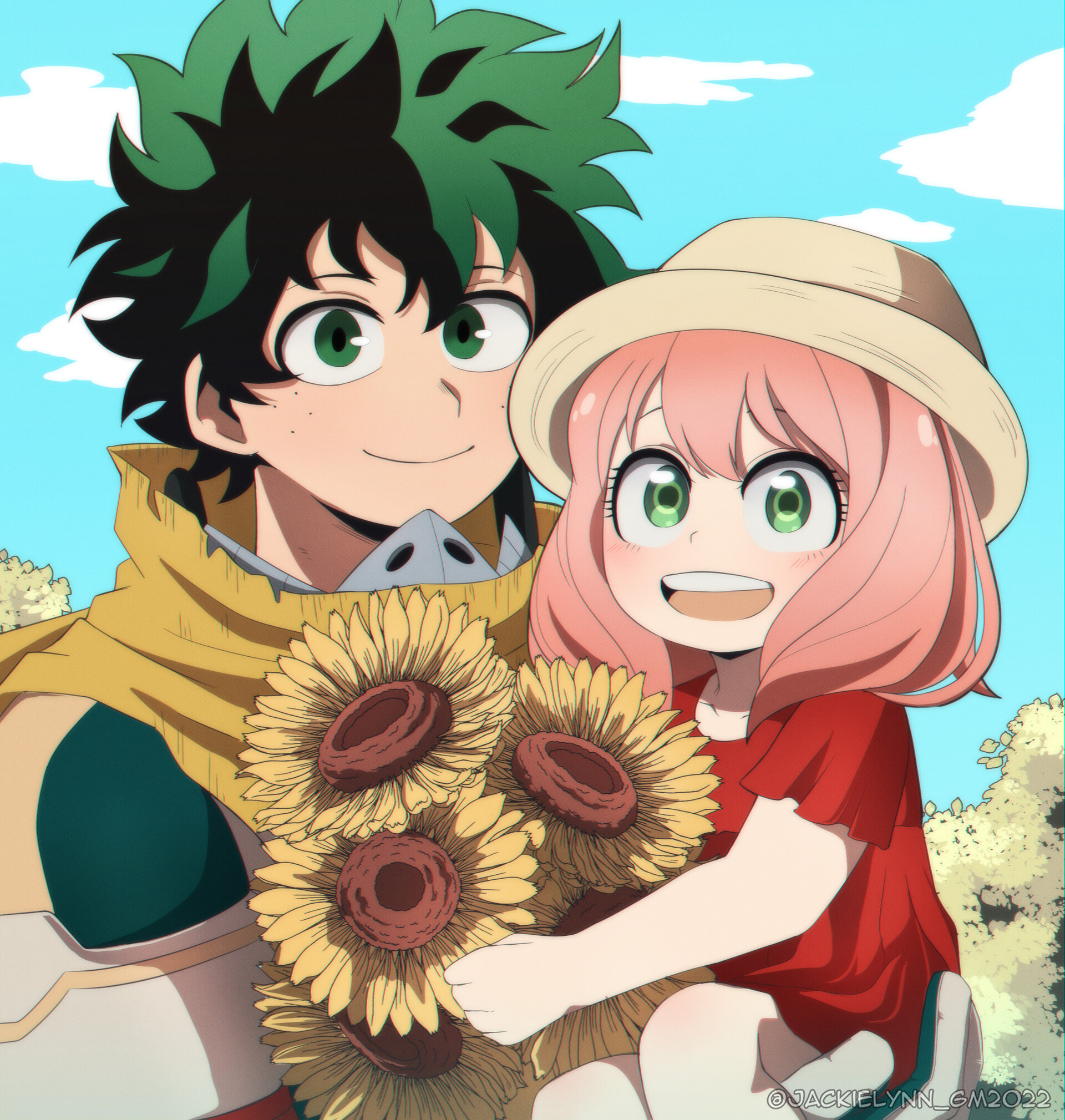 ArtStation - Izuku Midoriya and Anya Forger crossover