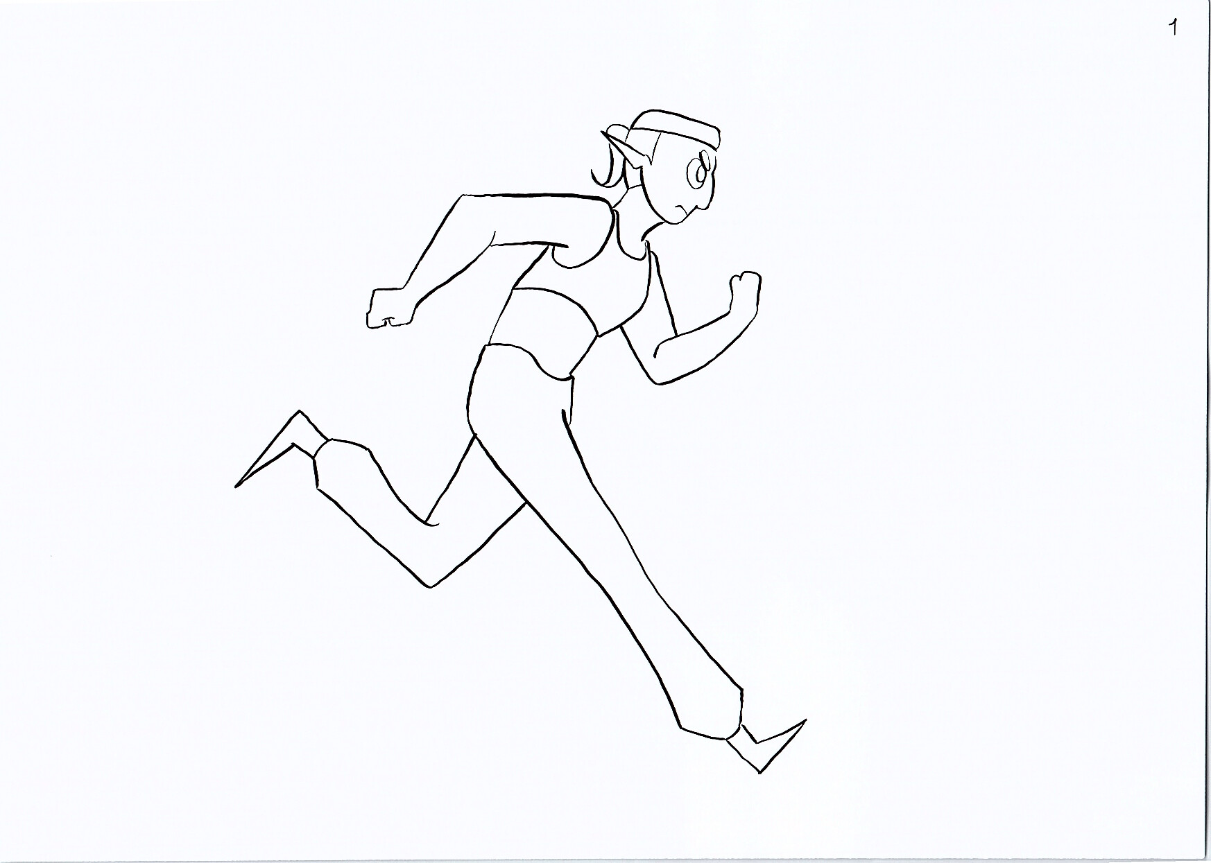 Human Running Animation