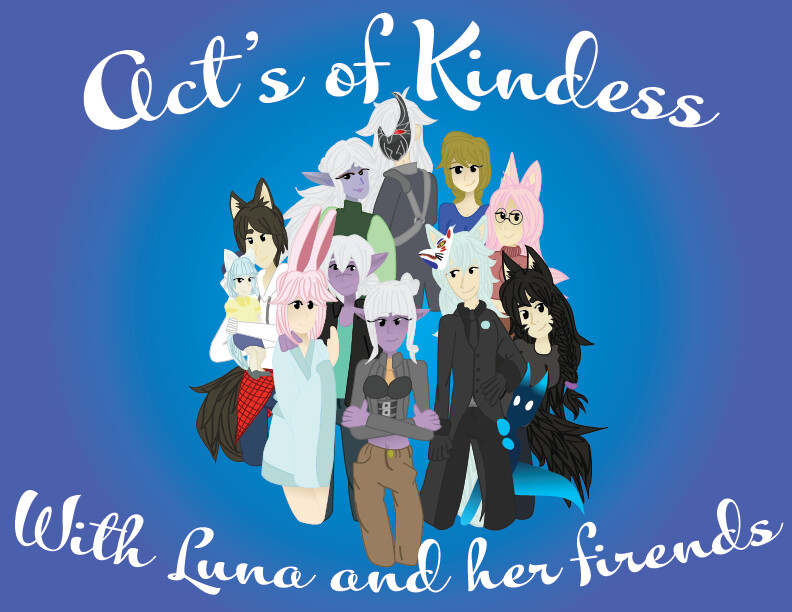 ArtStation - School Project: Acts of Kindness Title screen for Slideshow