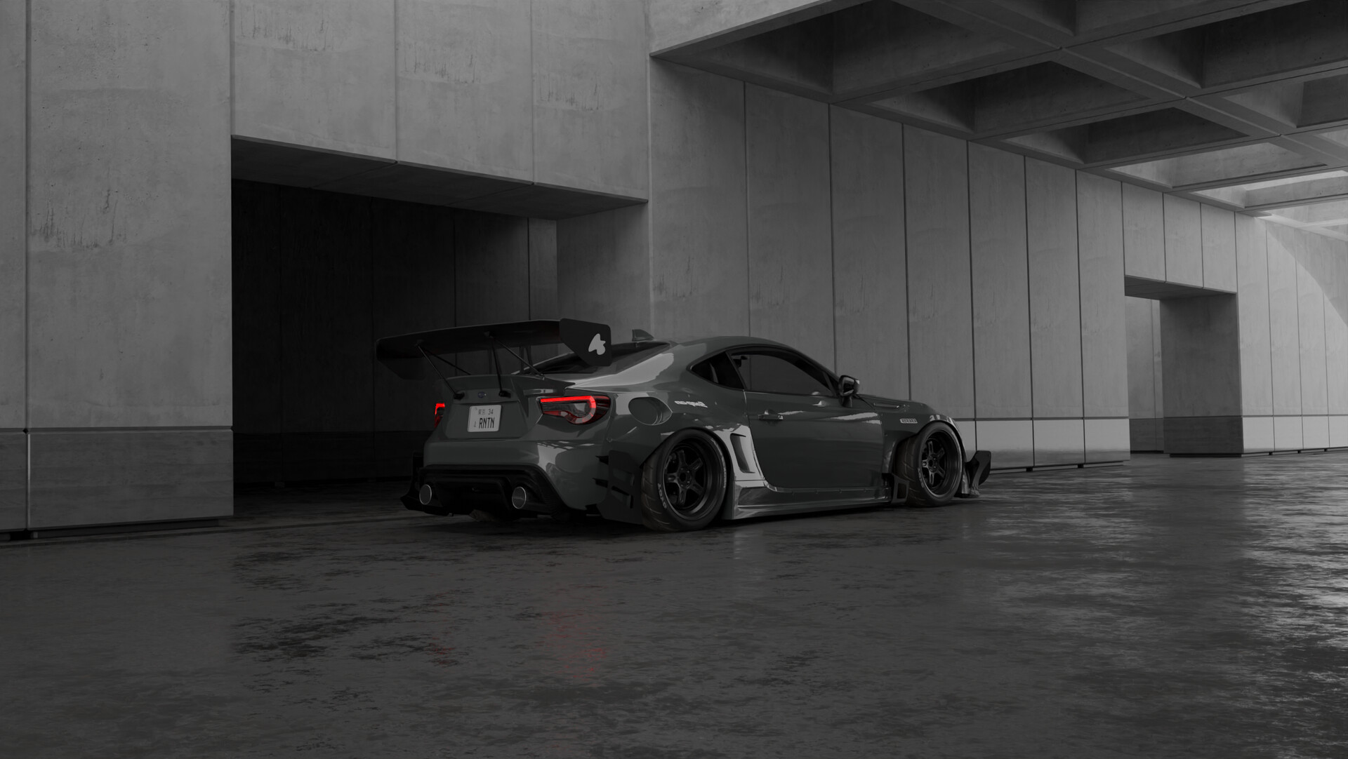 ArtStation - Subaru BRZ Pandem RNTN Edition | Blender CGI Animation (No ...
