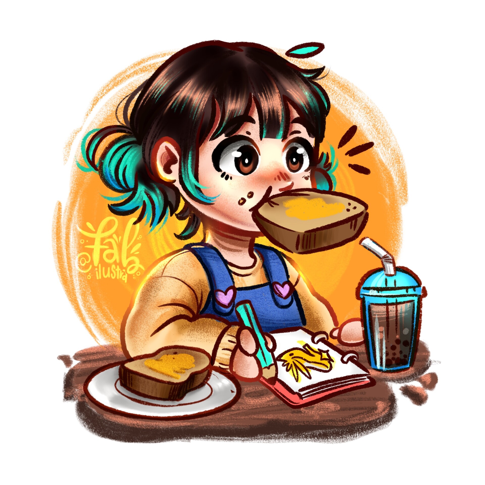 ArtStation - Nina drawing