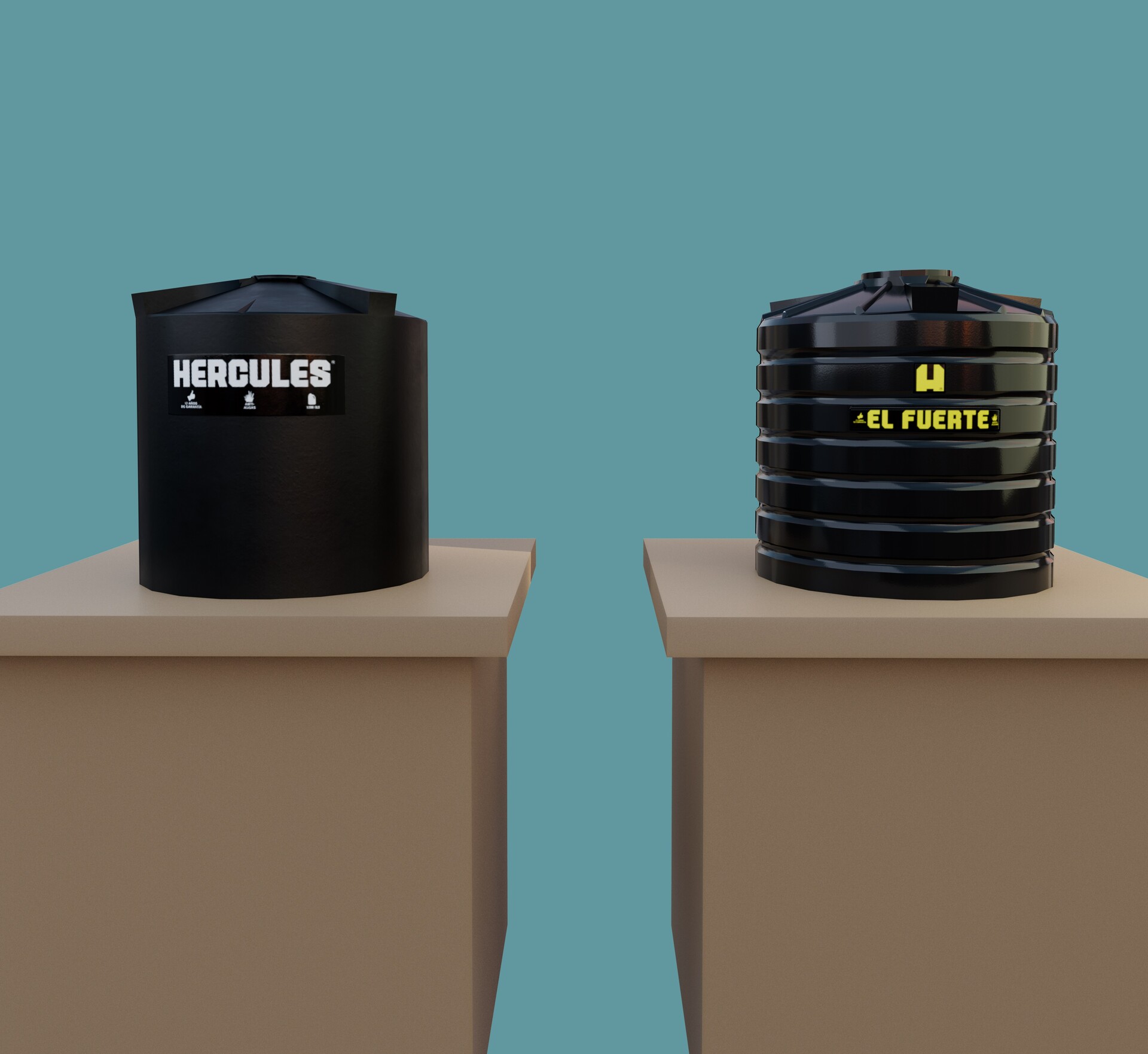 ArtStation - Hercules Water Tanks