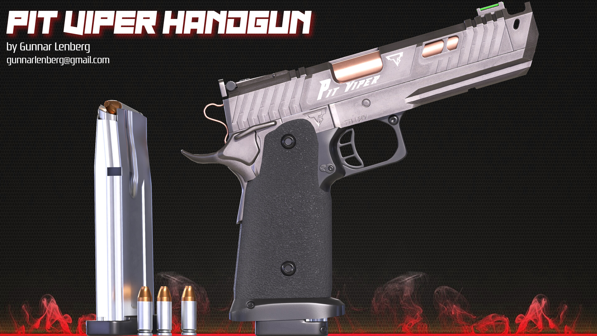 ArtStation - Pit Viper Handgun