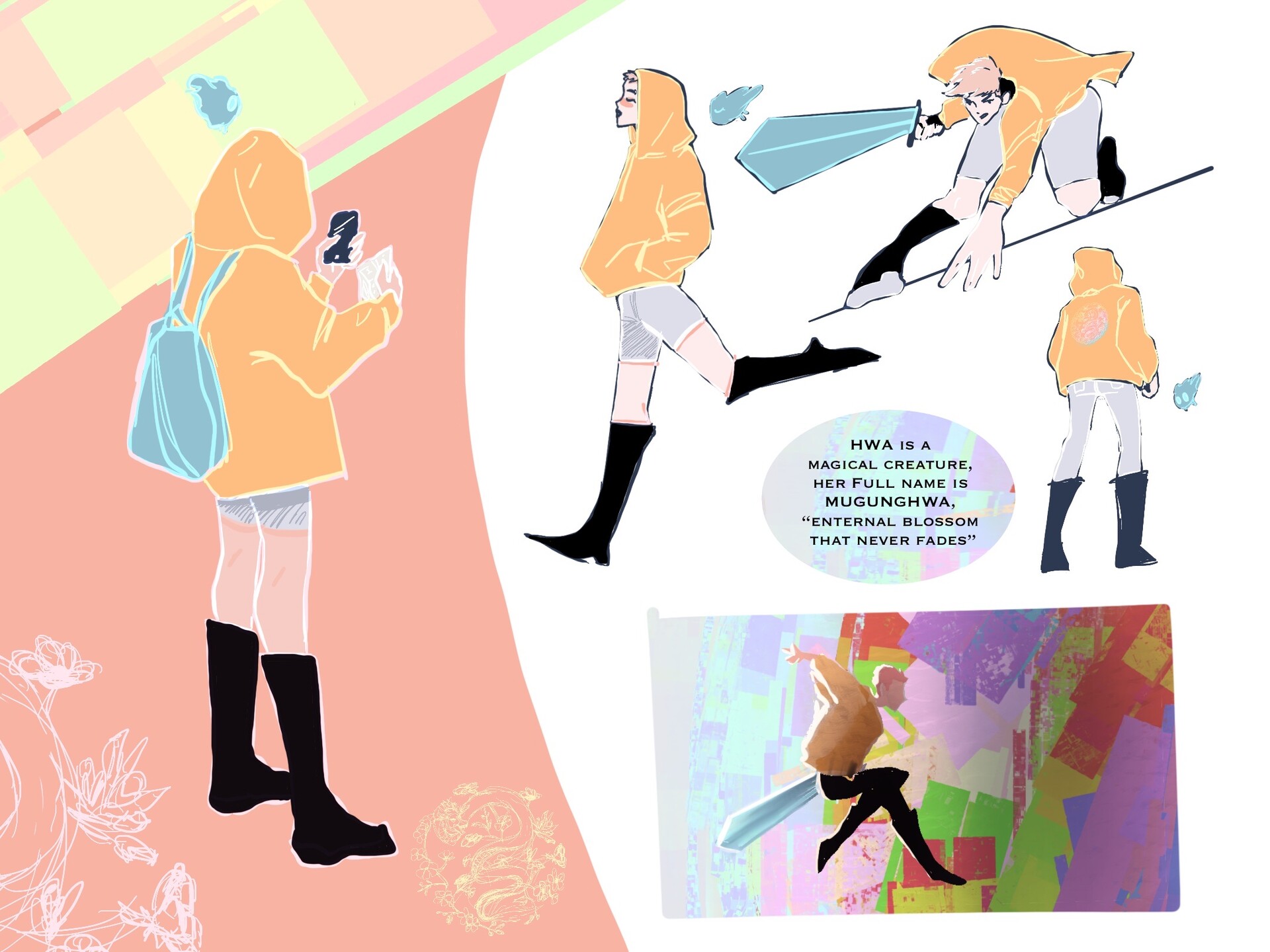 ArtStation - HWA project, Hwa character sheet