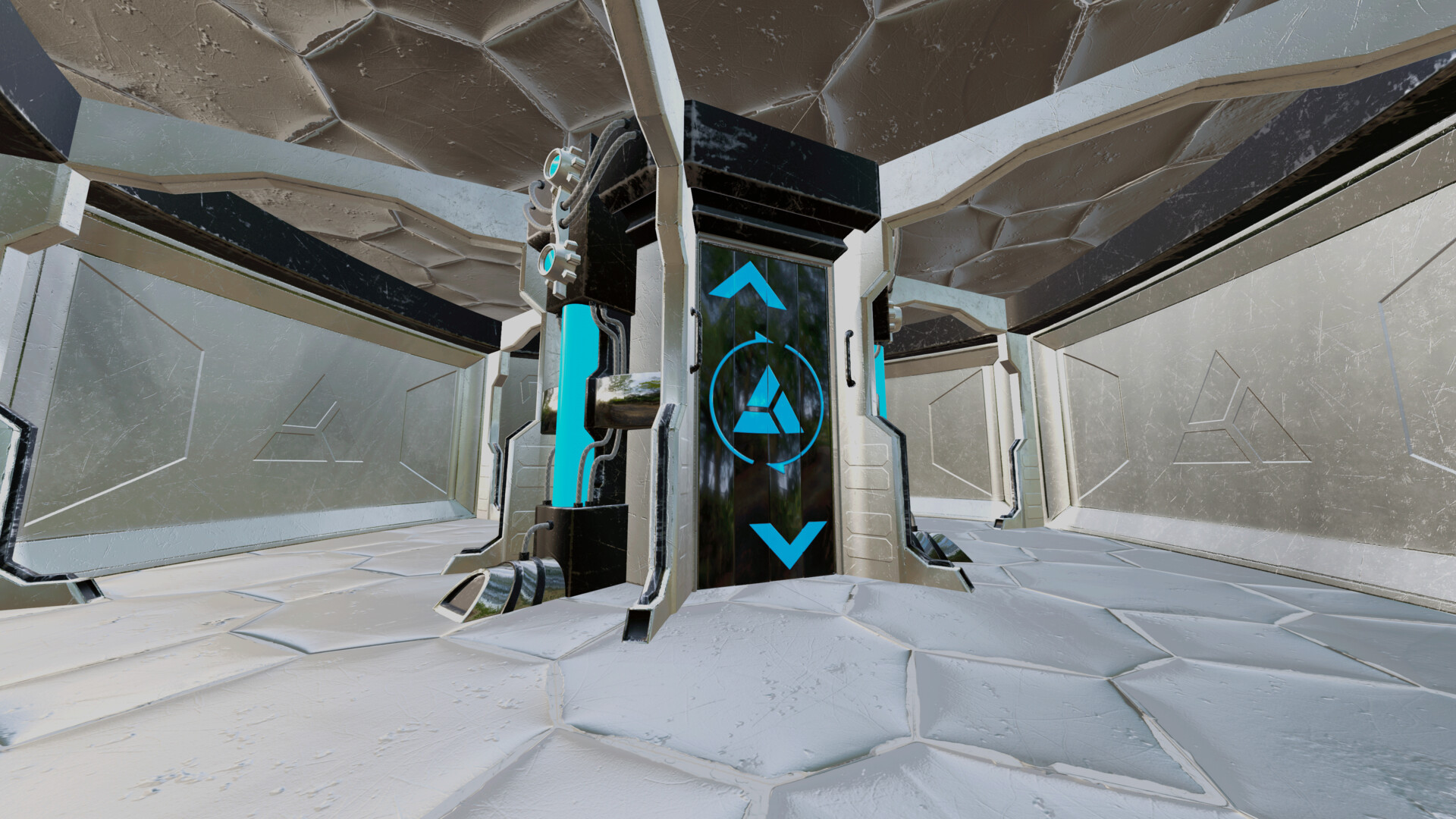 ArtStation - Sci-fi Elevator Room