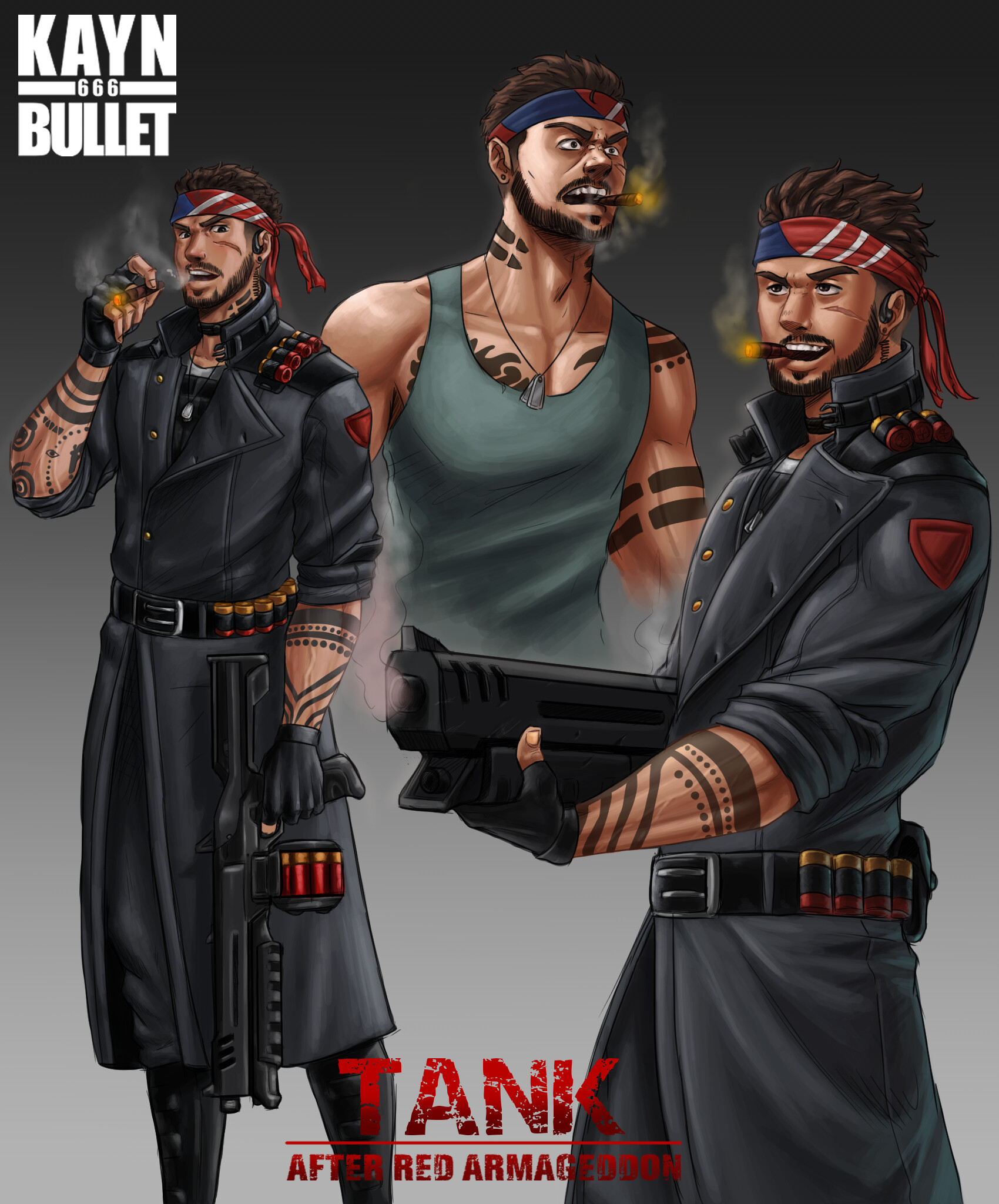 ArtStation - Capitán Tank - Diseño de Personaje