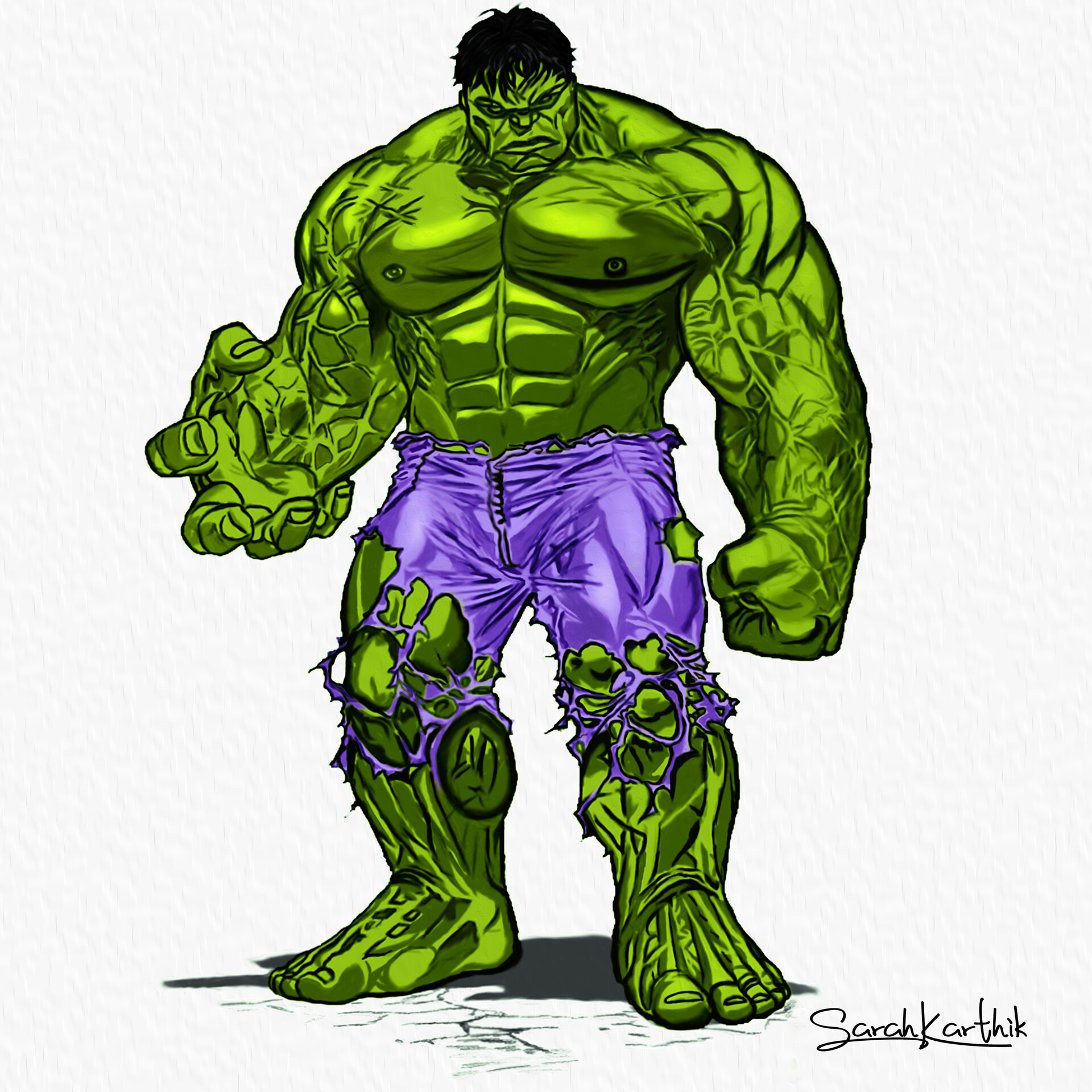 ArtStation - Hulk Art work