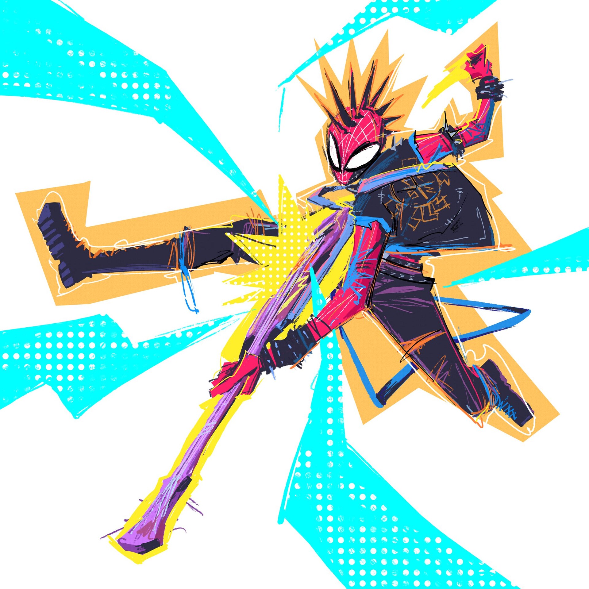 ArtStation - Spider-Punk