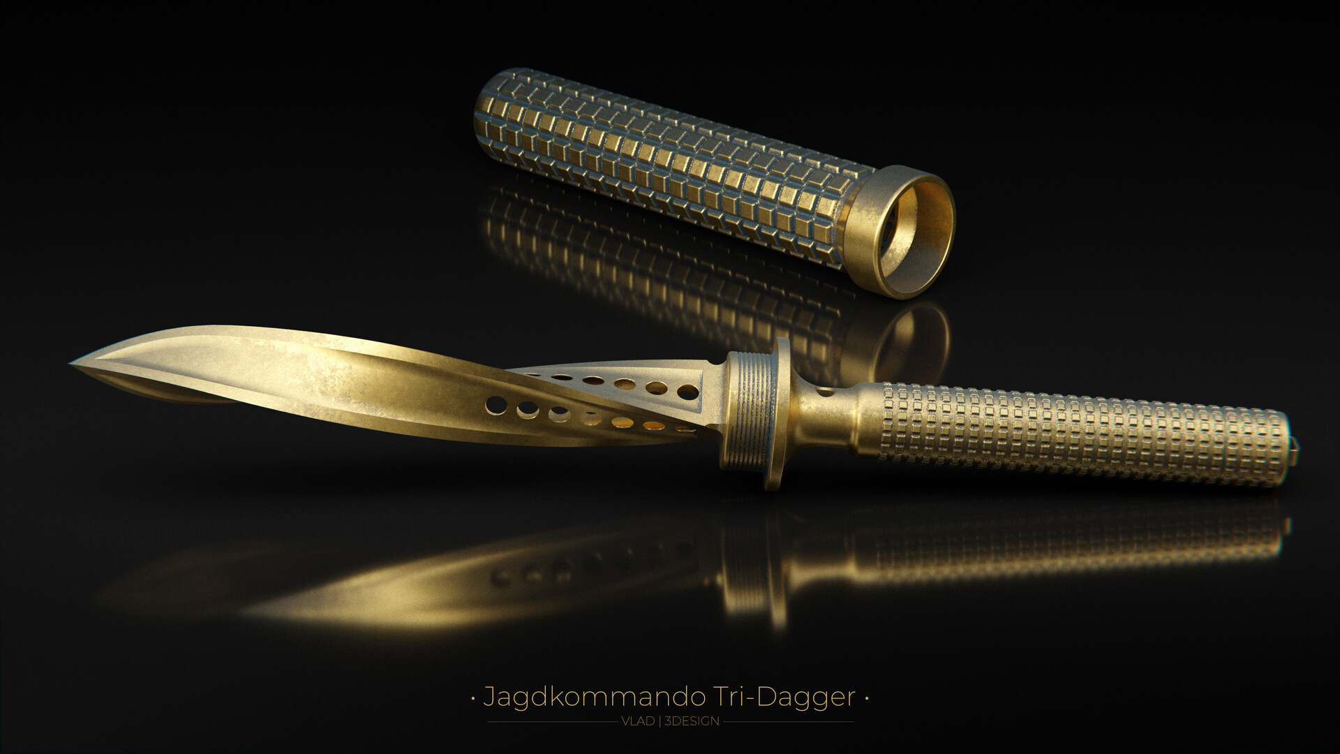 Vlad | 3D Artworks - Microtech Jagdkommando Tri-Dagger knife