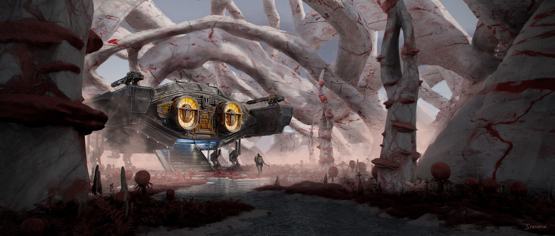 William Stevens Concept Artist - "The Bounty" Keyframes