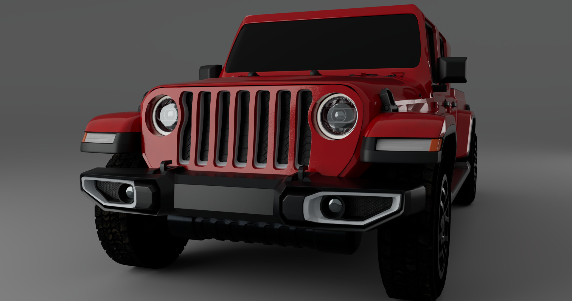 ArtStation - Jeep Gladiator 2019
