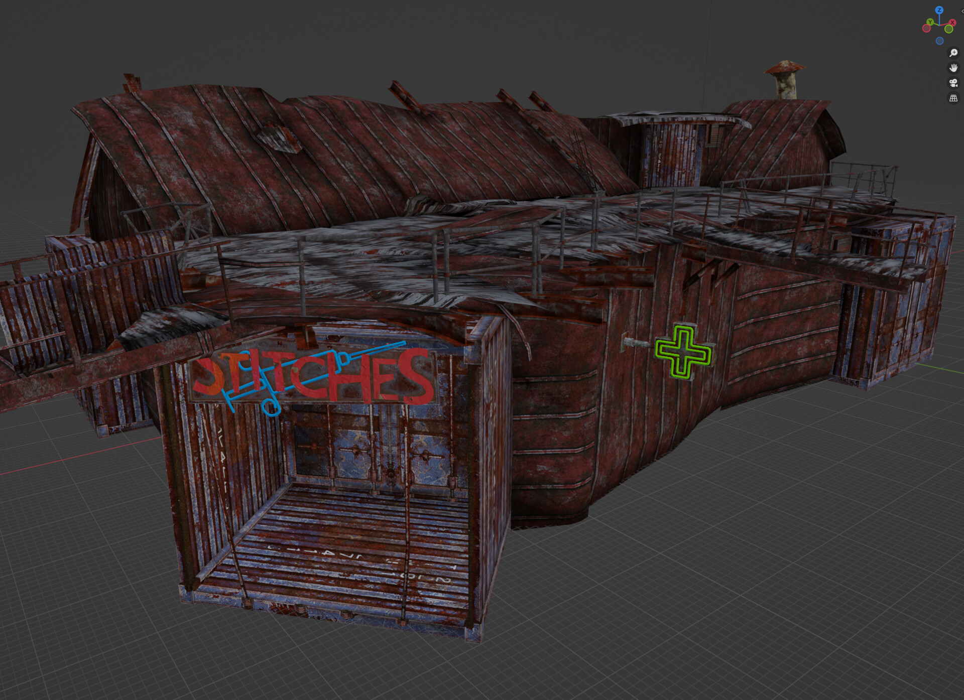 ArtStation - Fallout The Frontier - Stitches Surgery