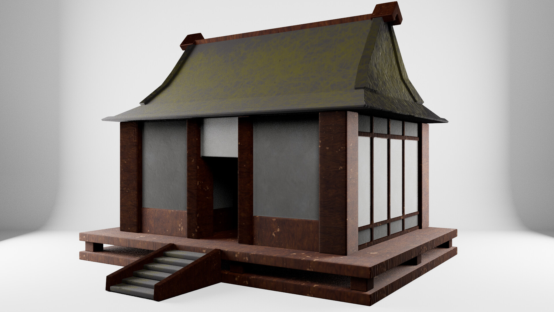 ArtStation - Japanese Village House
