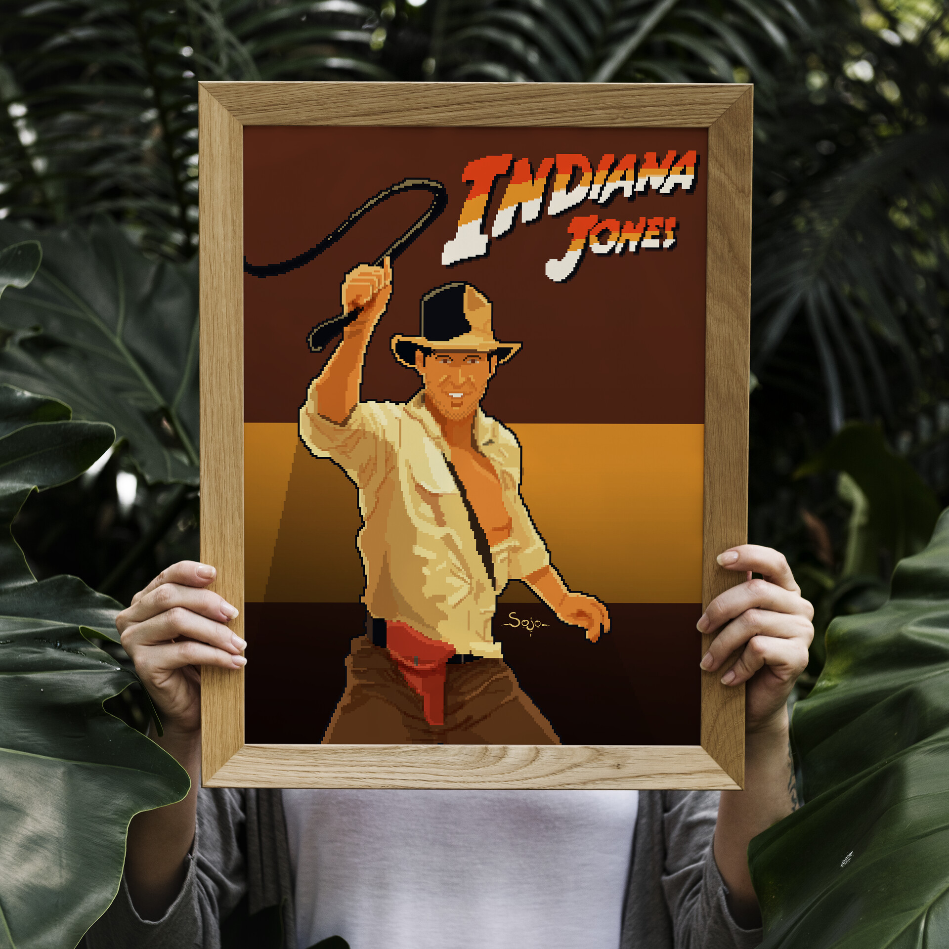 ArtStation - FanArt Indiana Jones Pixel Art