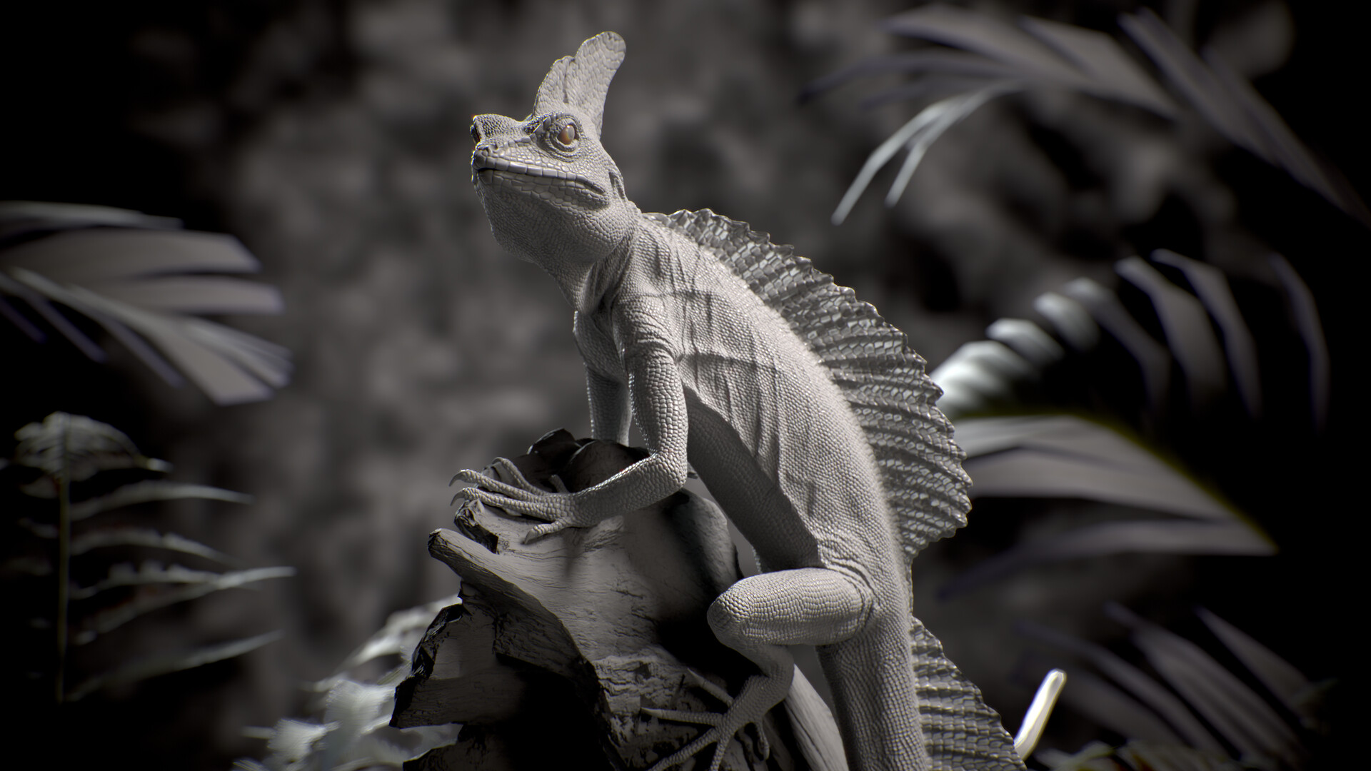 Maryna Chemerys - Green Basilisk Lizard