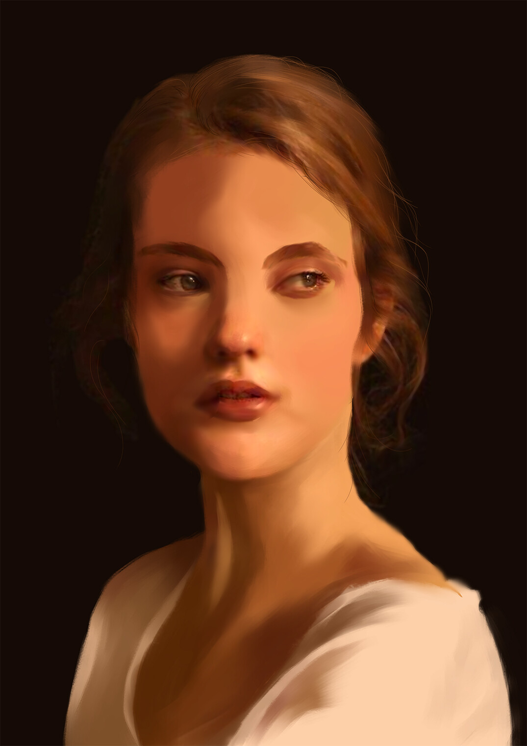 ArtStation - Portrait from photo reference