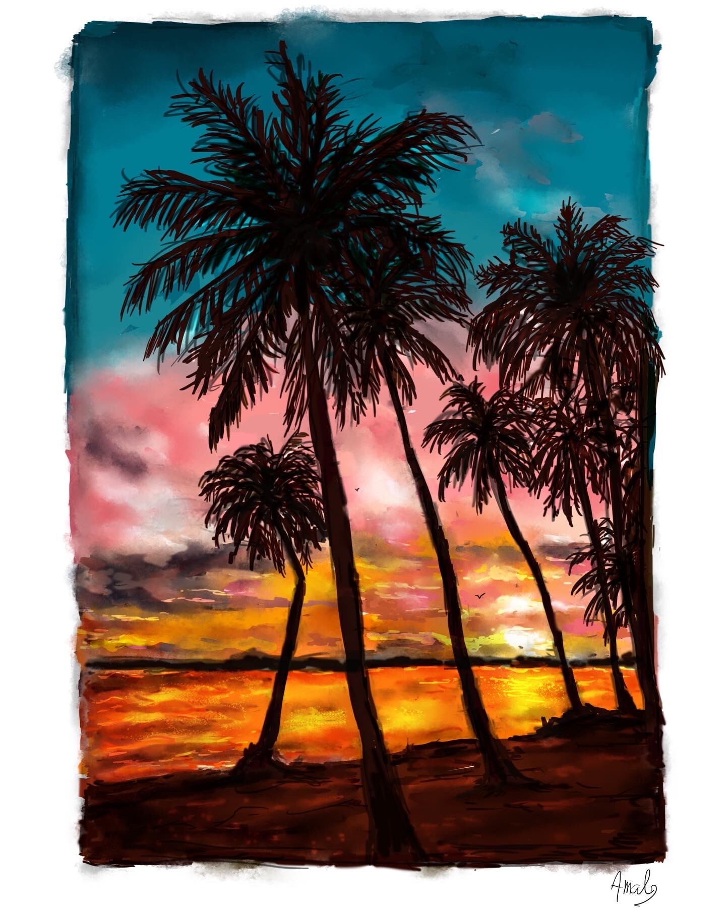 ArtStation - Digital seascape