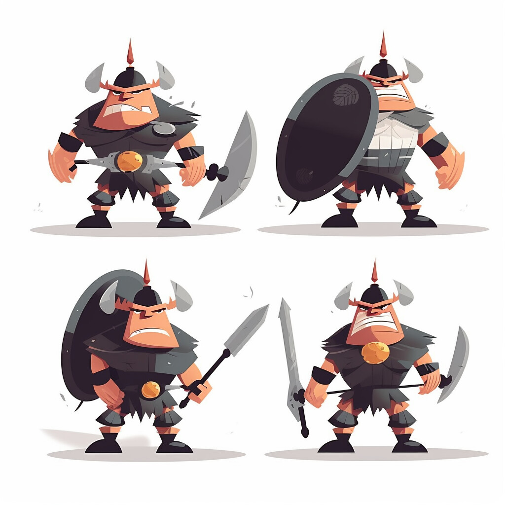 Dominic TT - Cartoon Character Sheets