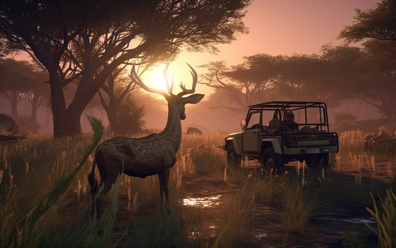 ArtStation - Deer Hunting