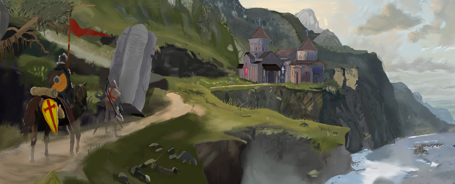 ArtStation - Tired Warrior