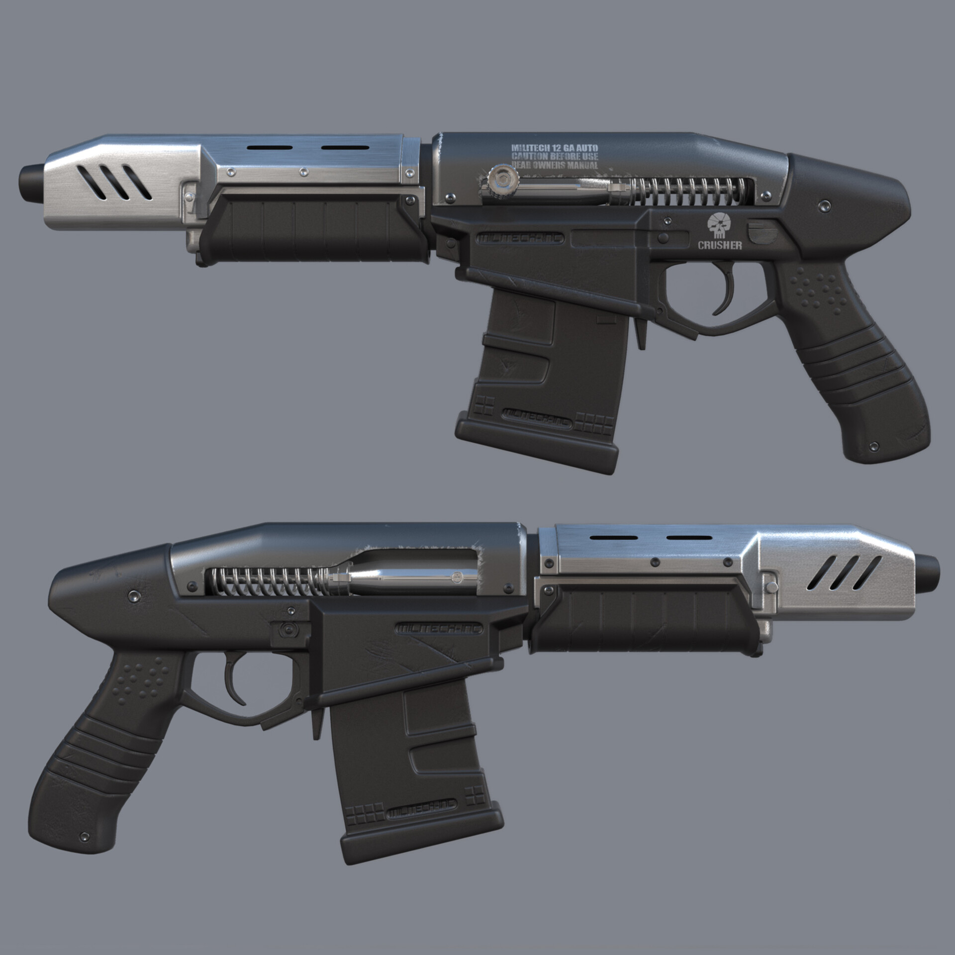 ArtStation - Cyberpunk Gun