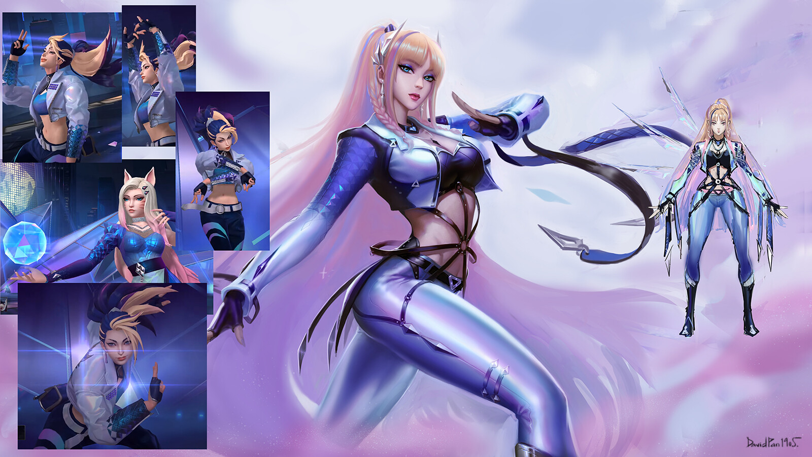 David Pan - Old Unfinished Concepts/Splash Arts - Sentinel Morgana - K/DA Irelia
