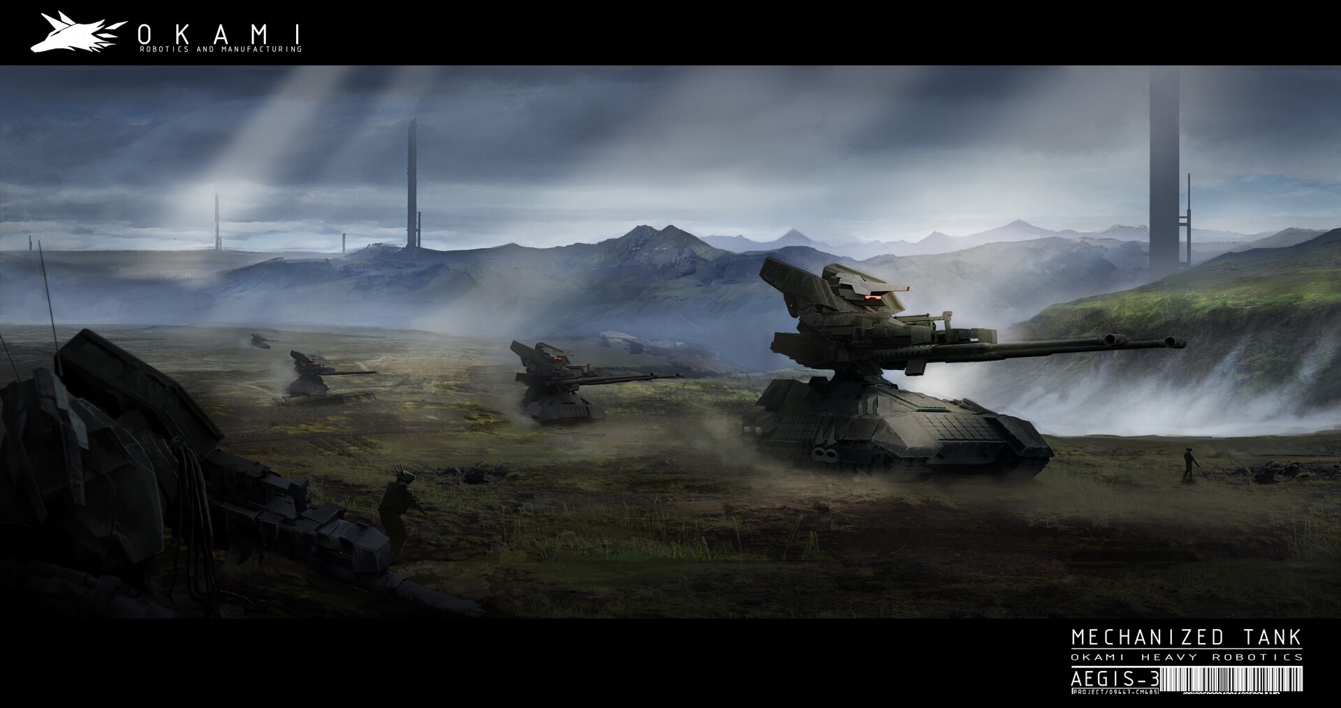 ArtStation - OKAMI ROBOTICS AND MANUFACTURING: TANK DEPLOYMENT