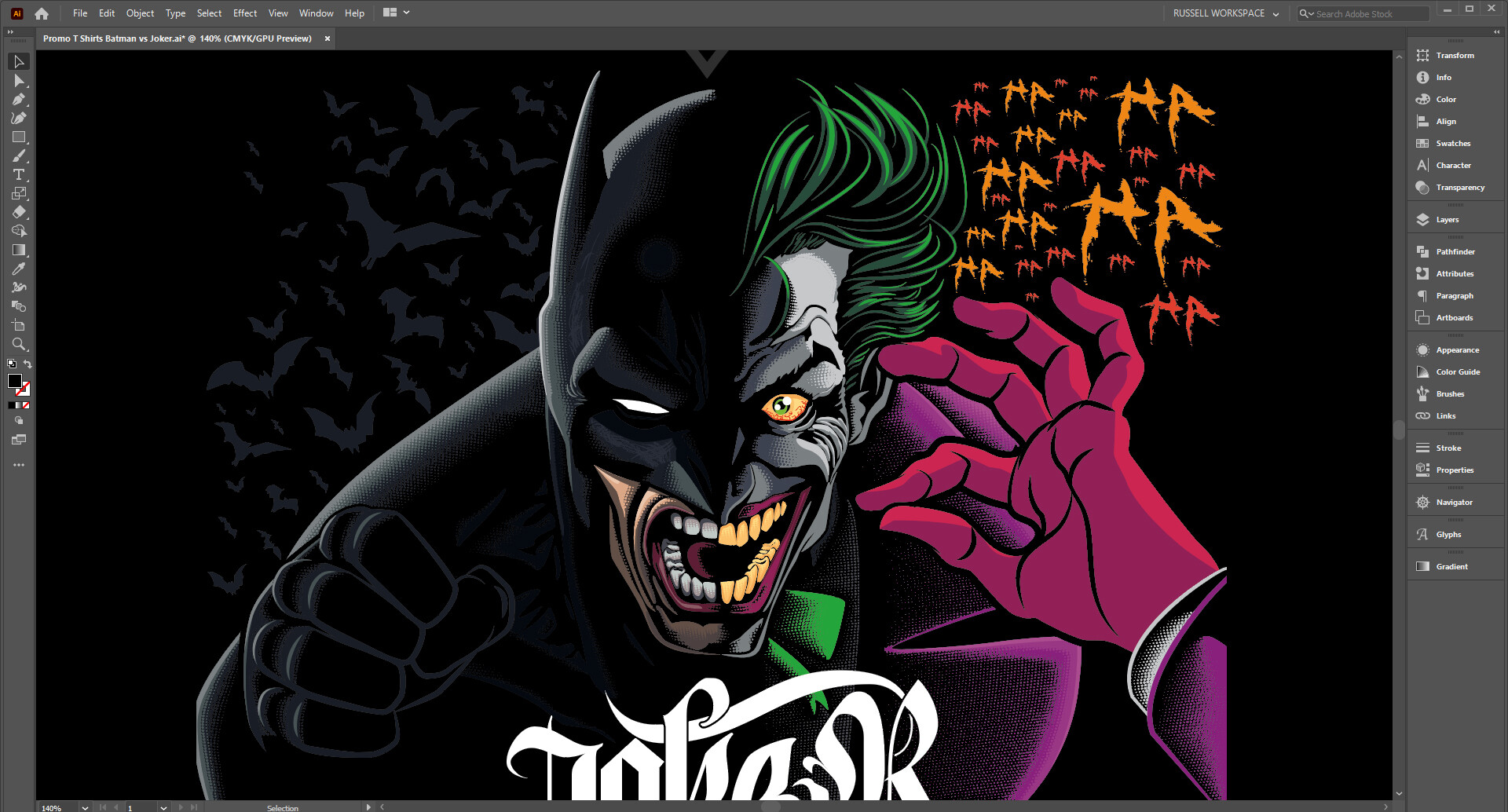 Russell Riosa - Batman vs Joker