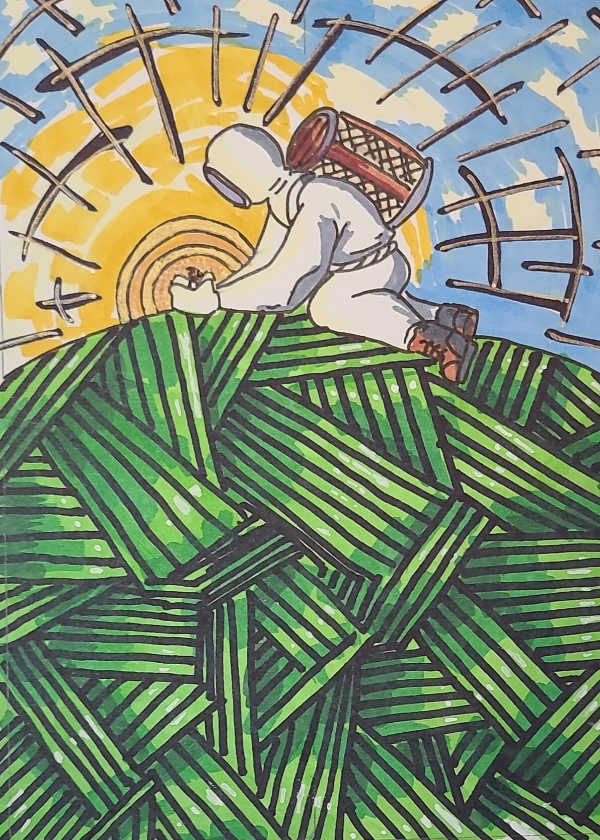 ArtStation - trading card background