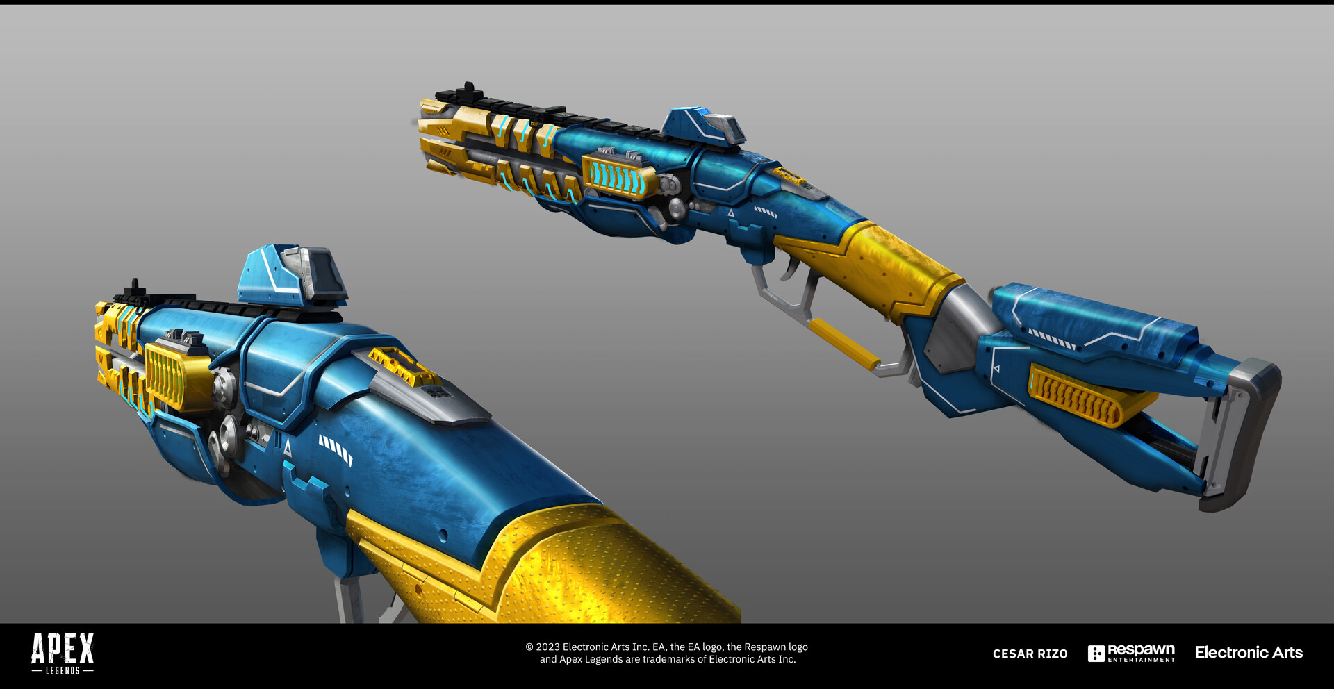 Cesar Rizo - Apex Legends - Hardball skin for the Peacekeeper