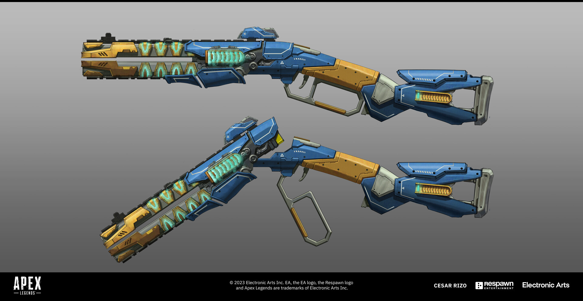 Cesar Rizo - Apex Legends - Hardball skin for the Peacekeeper