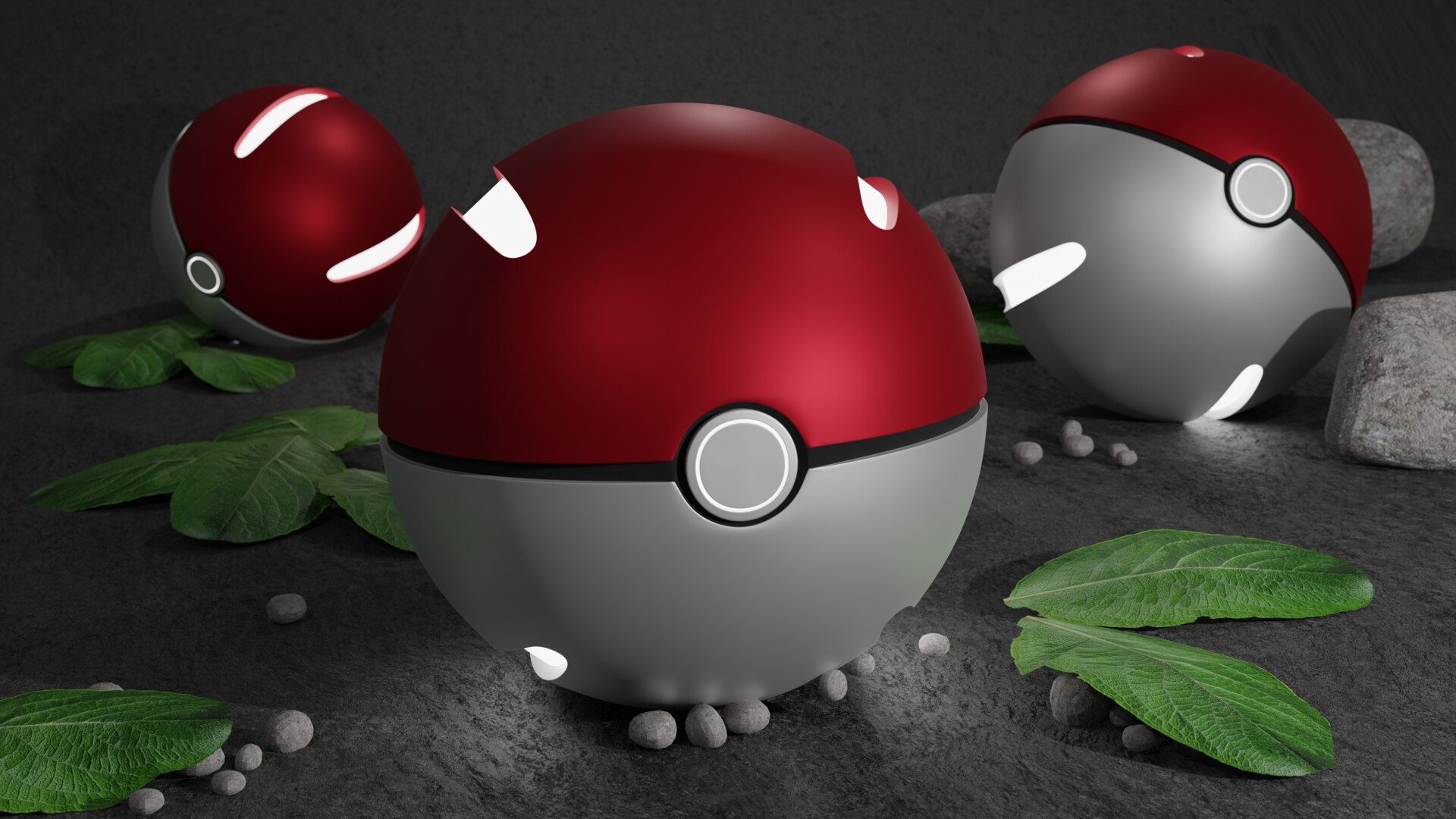 ArtStation - Pokeball 3D fan art