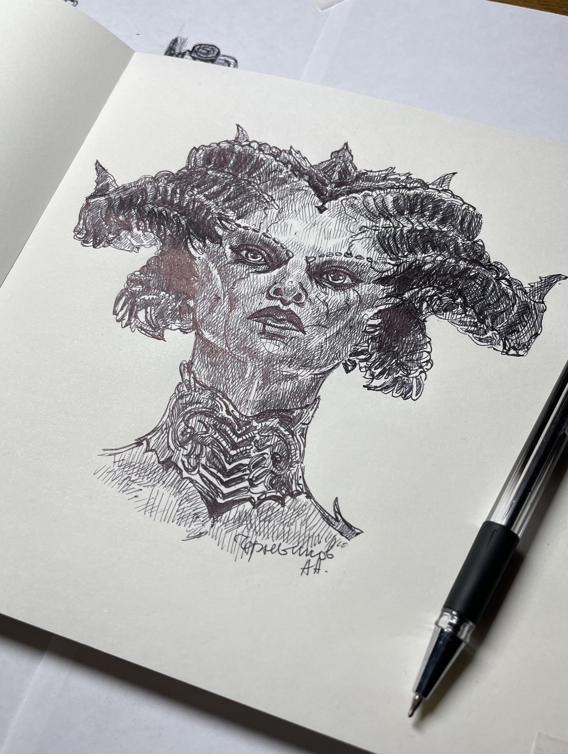 ArtStation - Lilith Diablo | sketchbook drawing | process