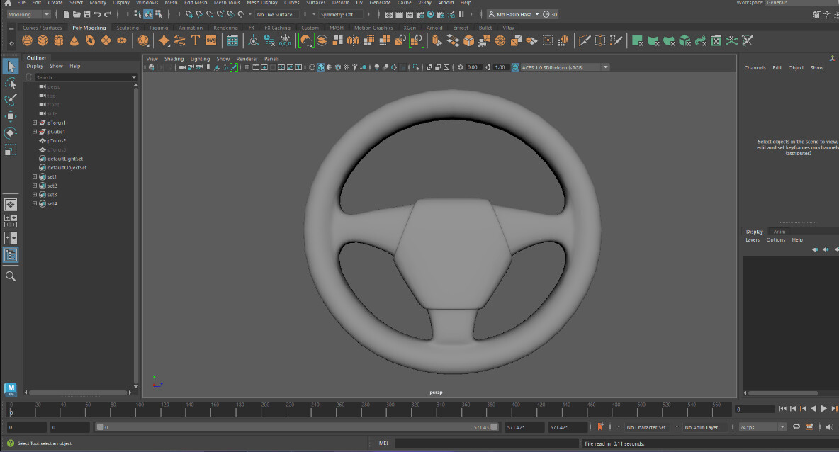 ArtStation - car wheel model