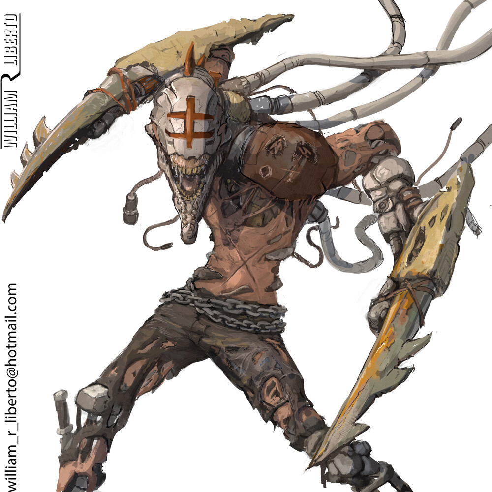 ArtStation - posapocalyptic monster