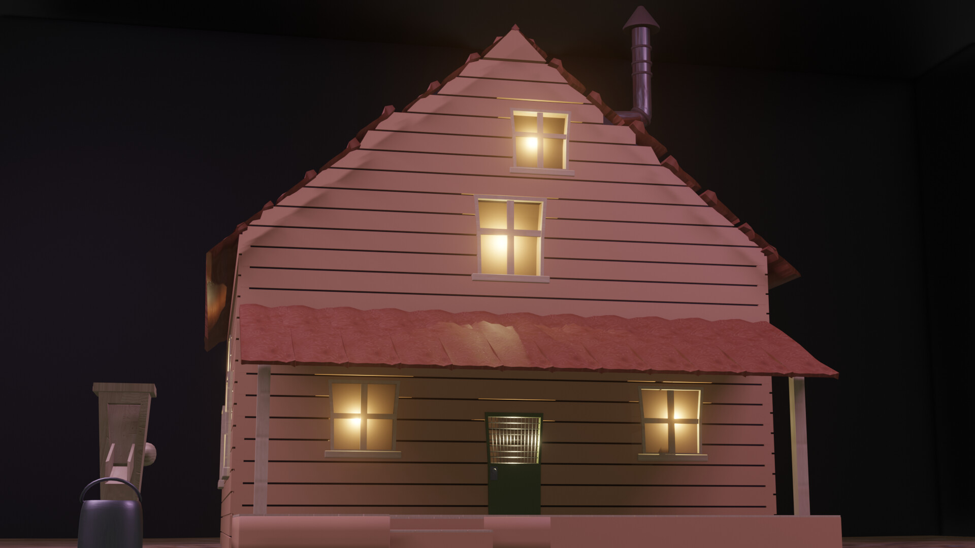 ArtStation - coraje el perro cobarde