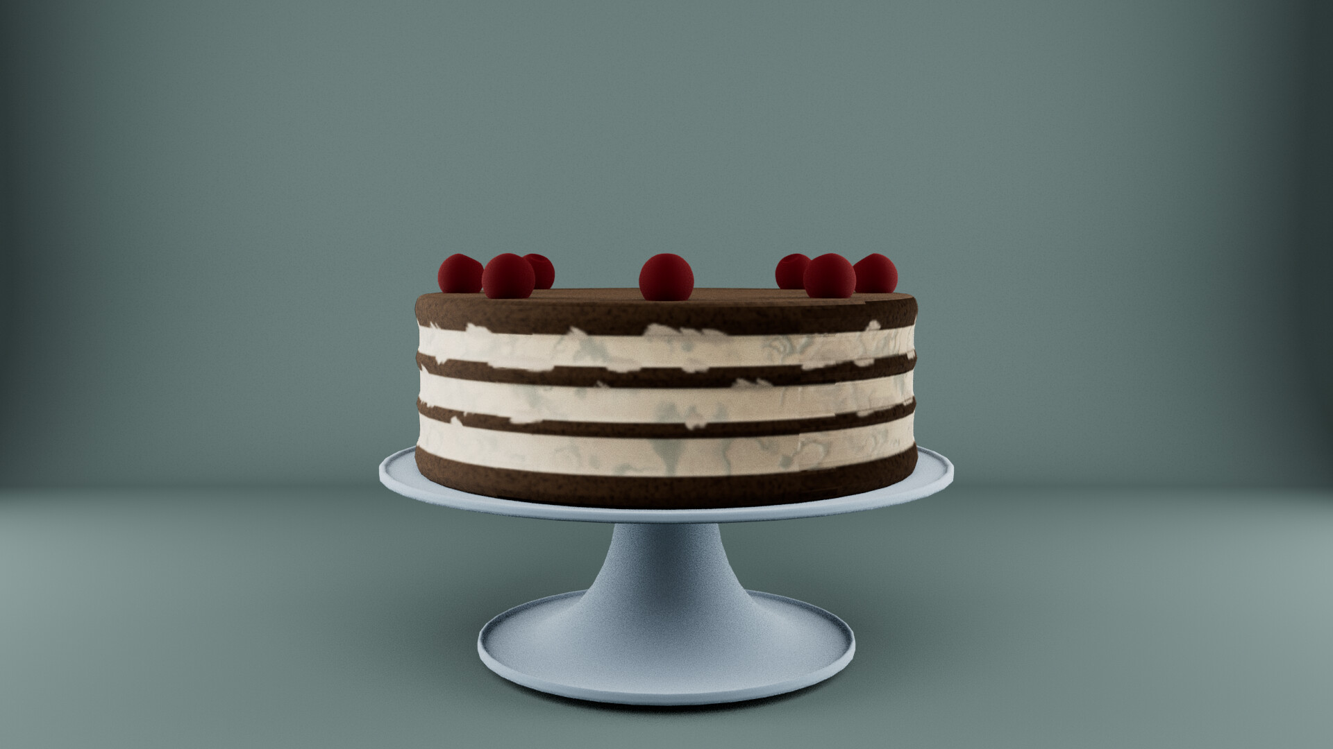 ArtStation - Cake on a Cake Stand