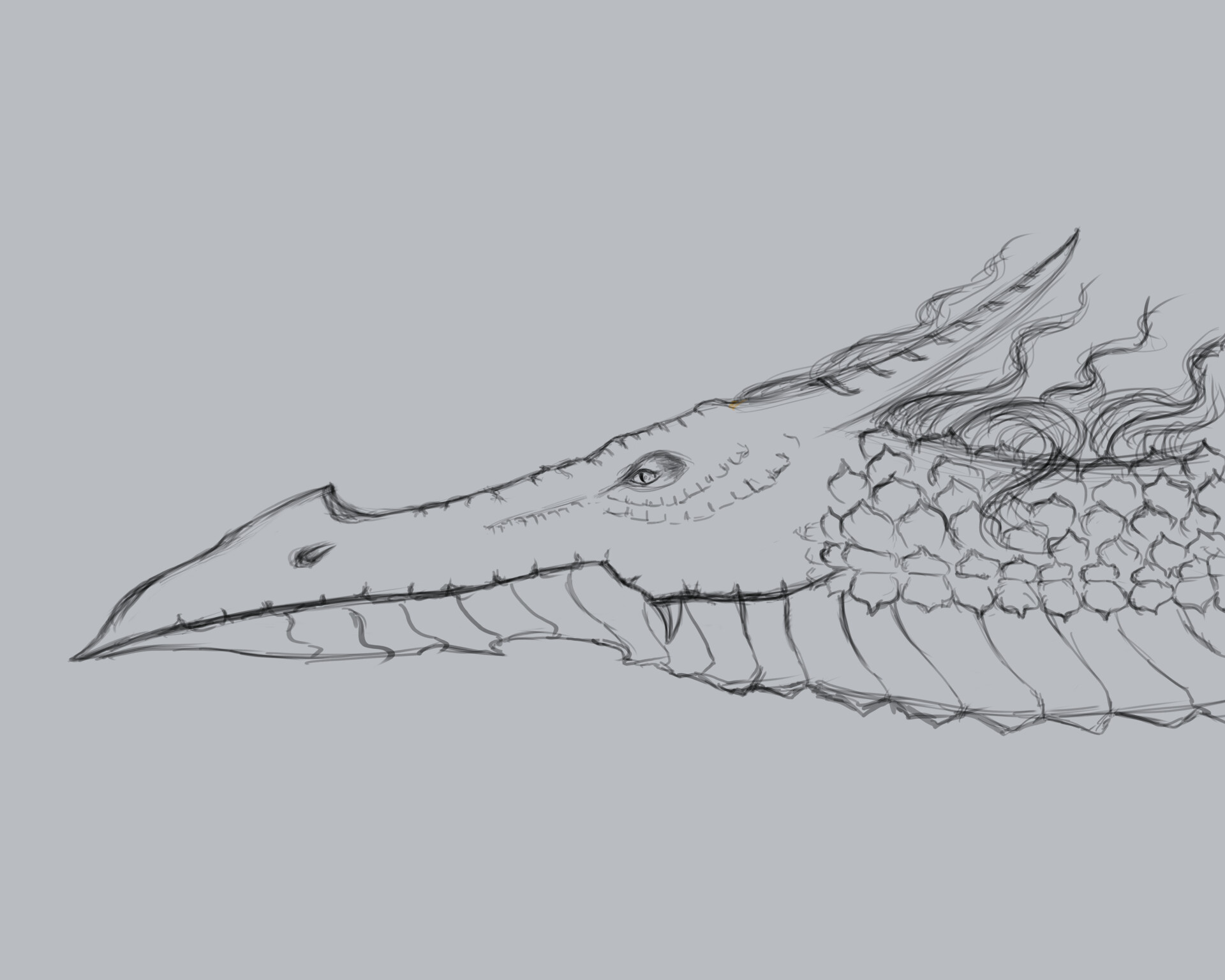 Harsh Verma - The Ancient Lunar Dragon Concept Art