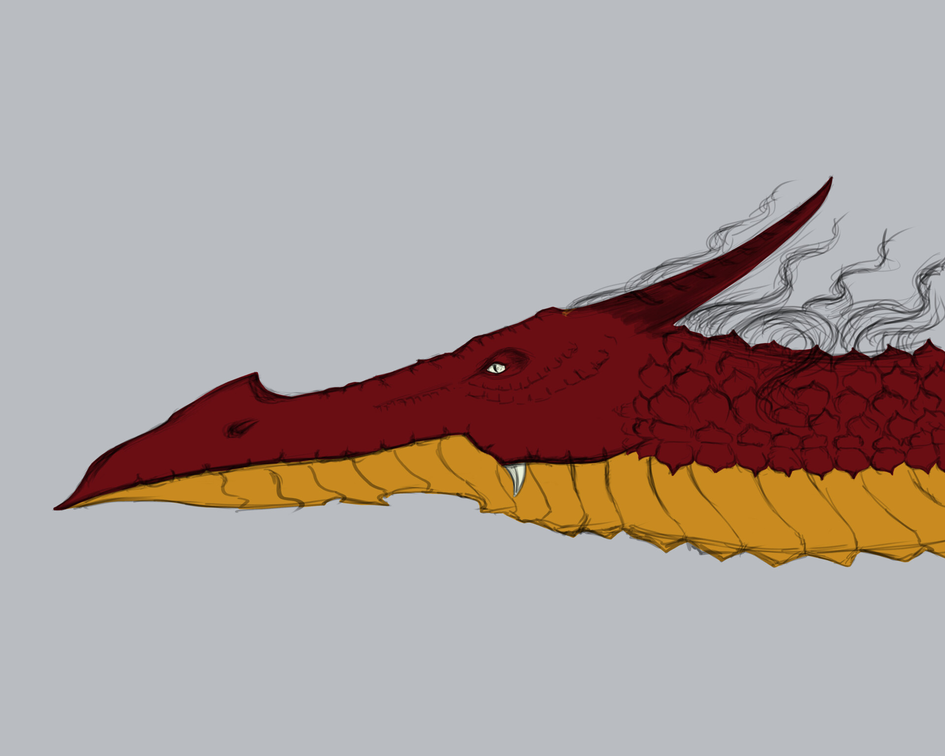 Harsh Verma - The Ancient Lunar Dragon Concept Art