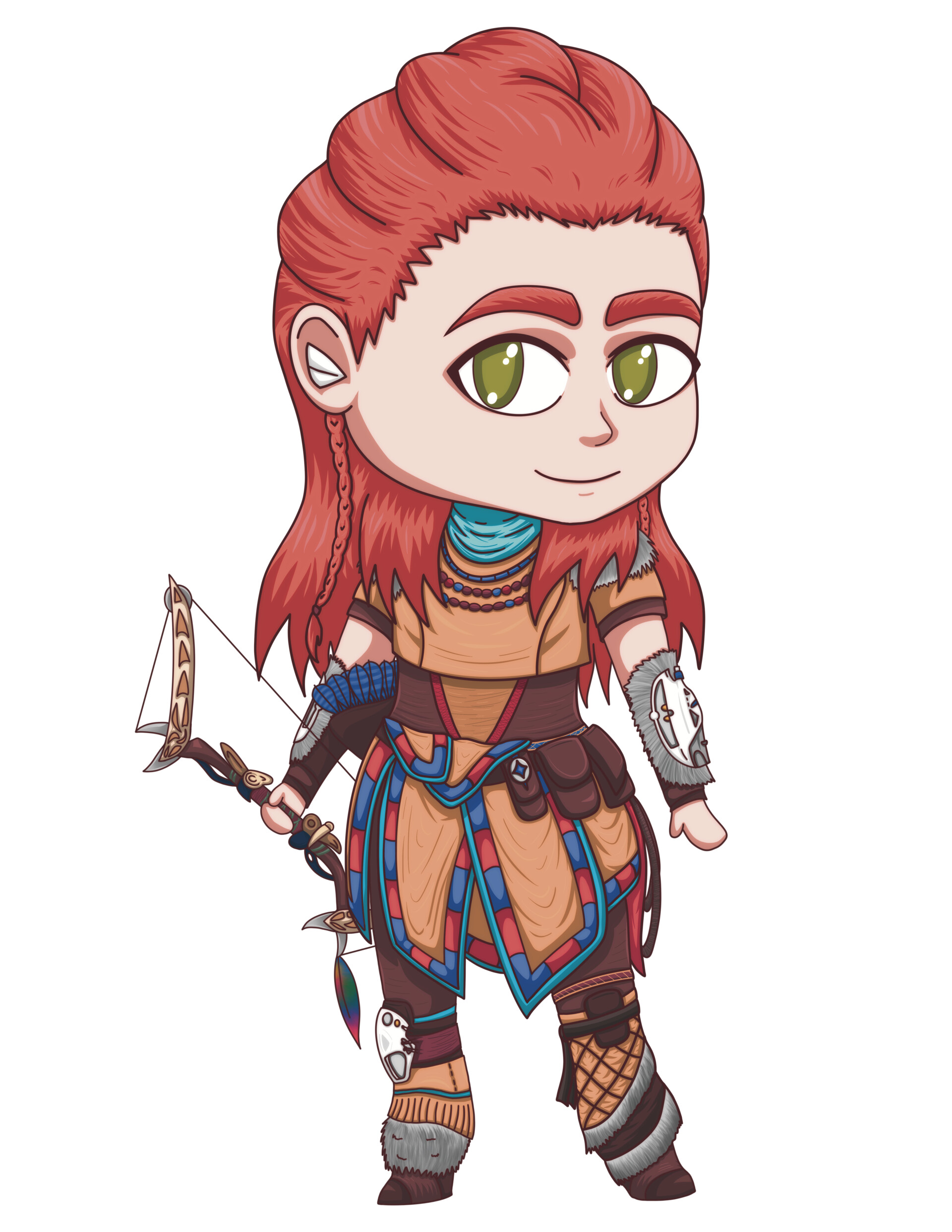 ArtStation - Aloy Chibi
